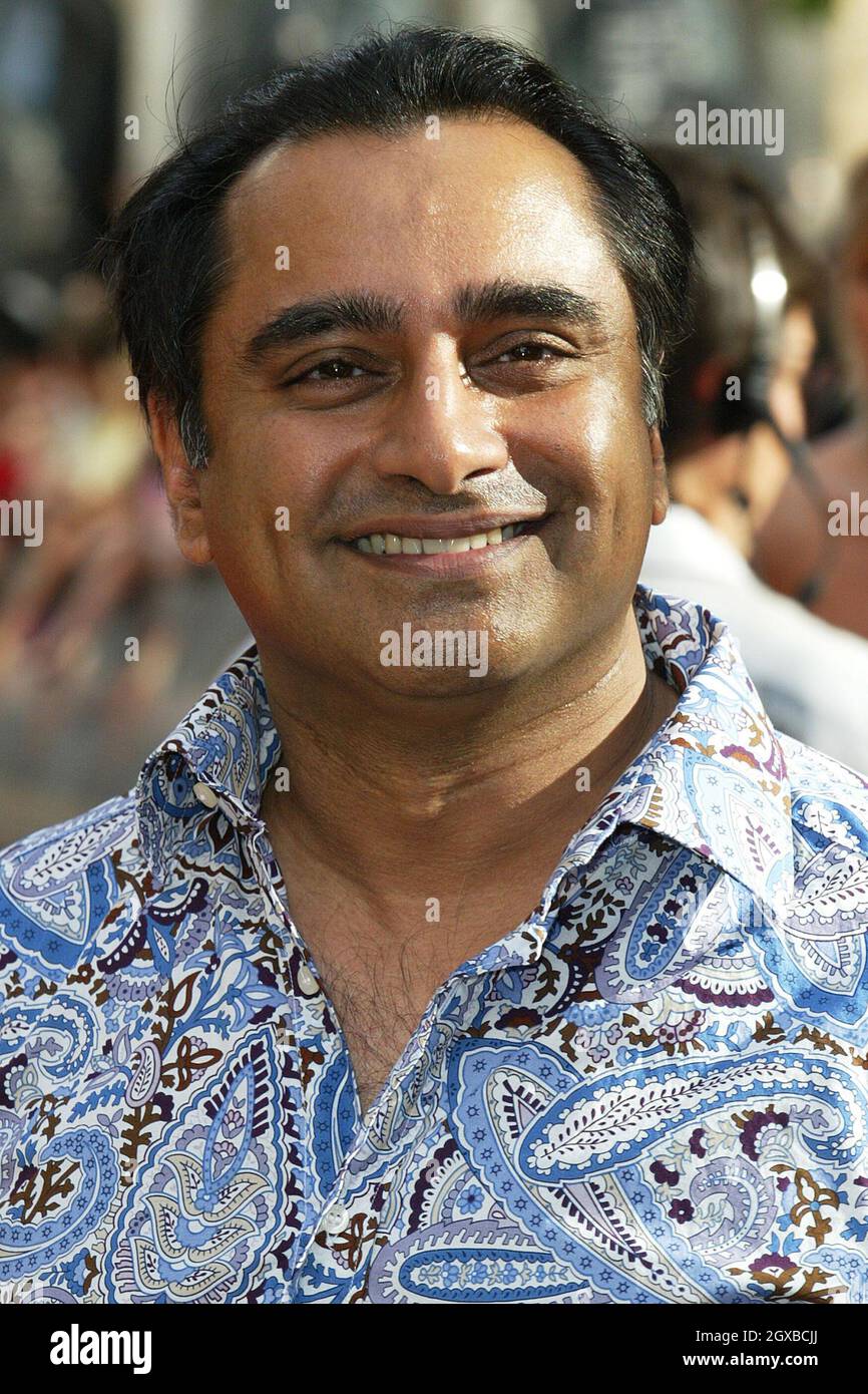 Sanjeev Bhaskar attending the UK film premiere of THE WAR OF THE WORLD ...