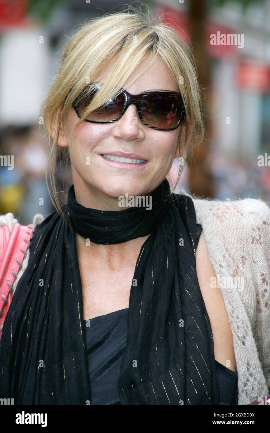 Michelle Collins and family at the UK charity premiere of Madagascara ...