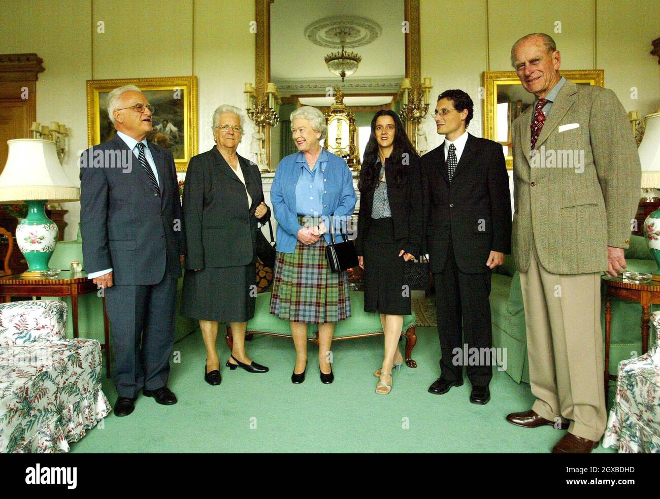 (L - r) The President of Malta, Dr Edward Fenech-Adami and his wife ...
