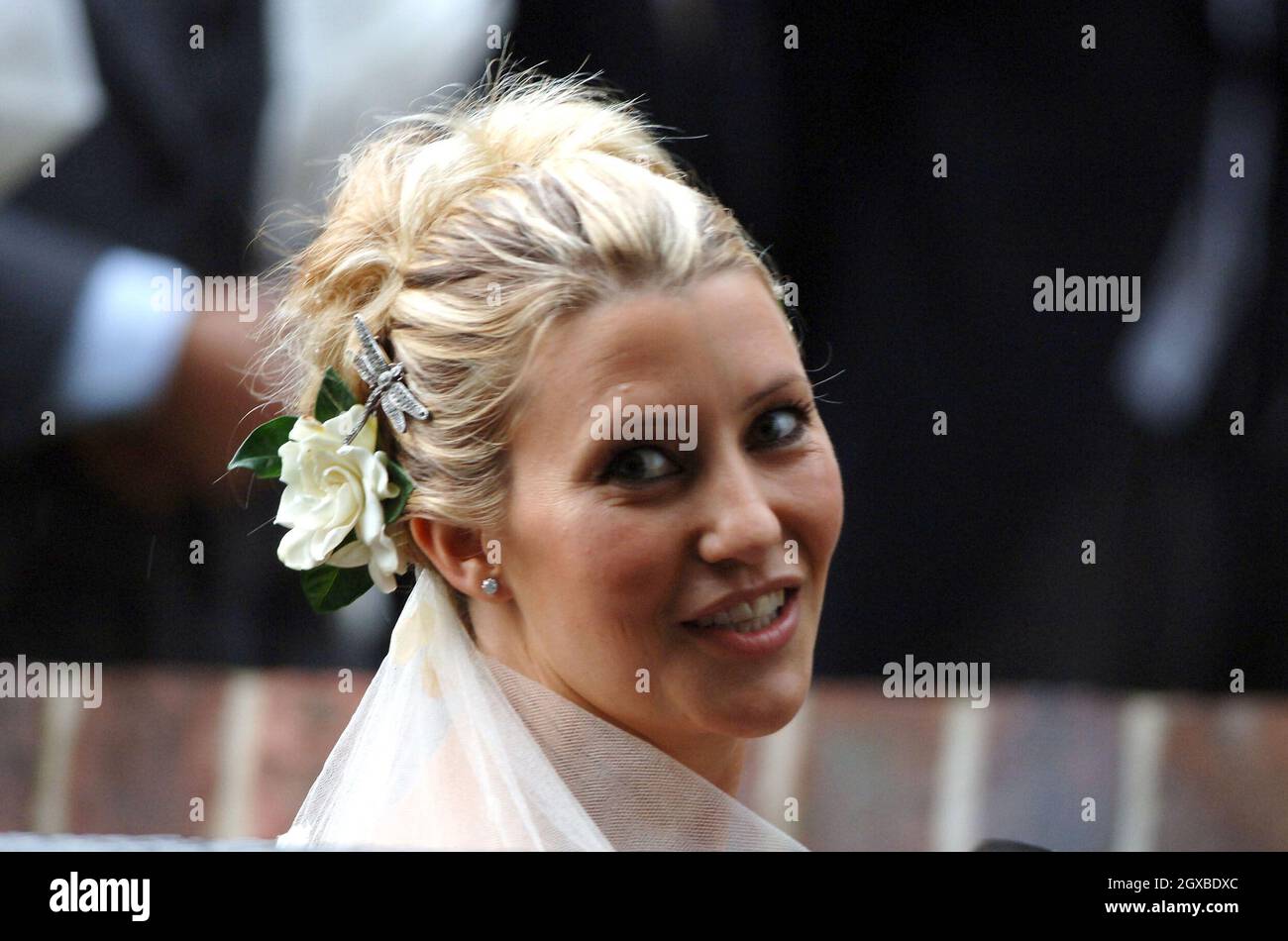 Sara Buys arrives for her wedding to Tom Parker-Bowles, son of Camilla ...