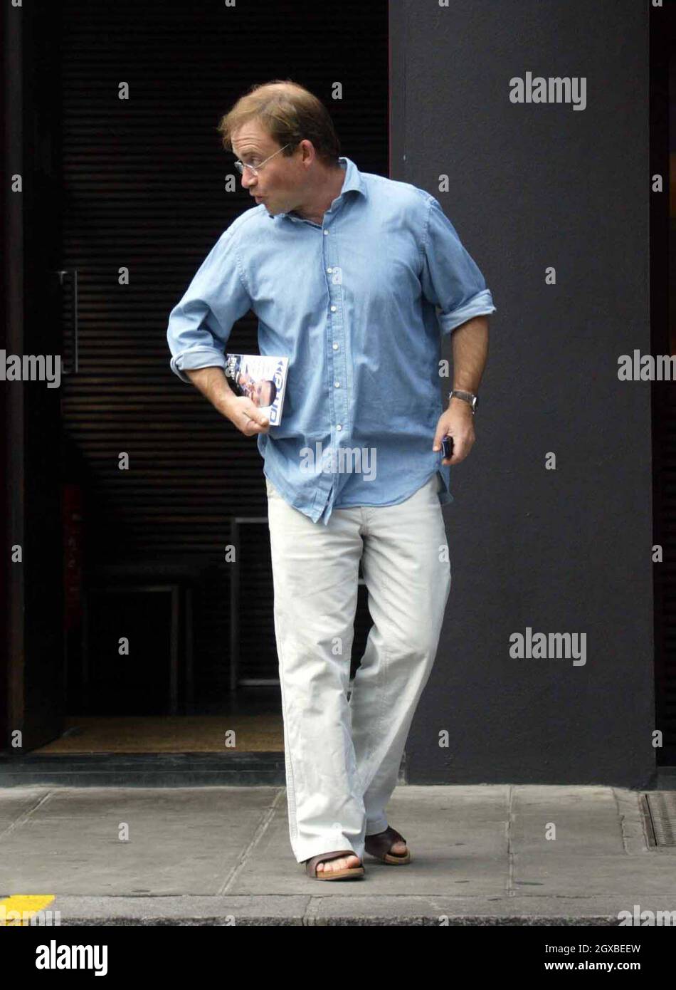 Comedian Harry Enfield does his best Jeffery Archer impression while ...