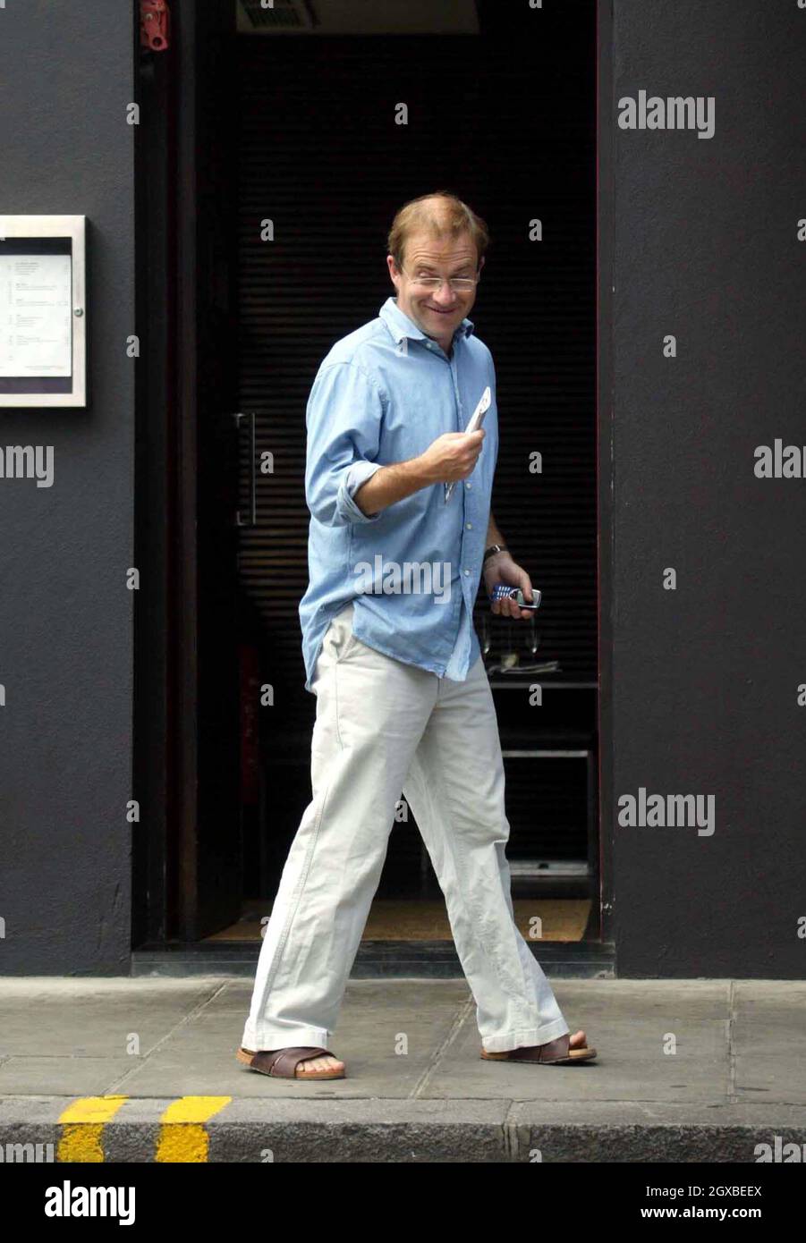 Comedian Harry Enfield does his best Jeffery Archer impression while ...