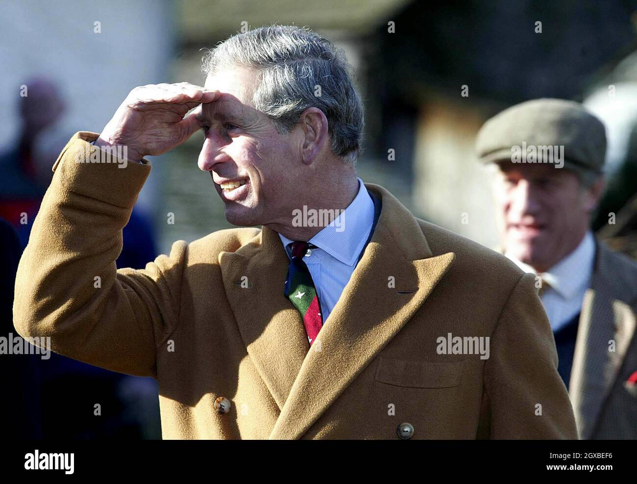 The Prince of Wales at the Melmerby Village Hall in Cumbria. Charles ...