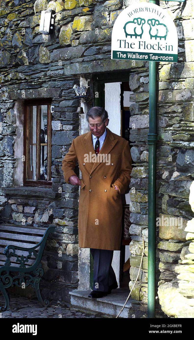 The Prince of Wales in Cumbria. Charles was launching a new guide, How ...