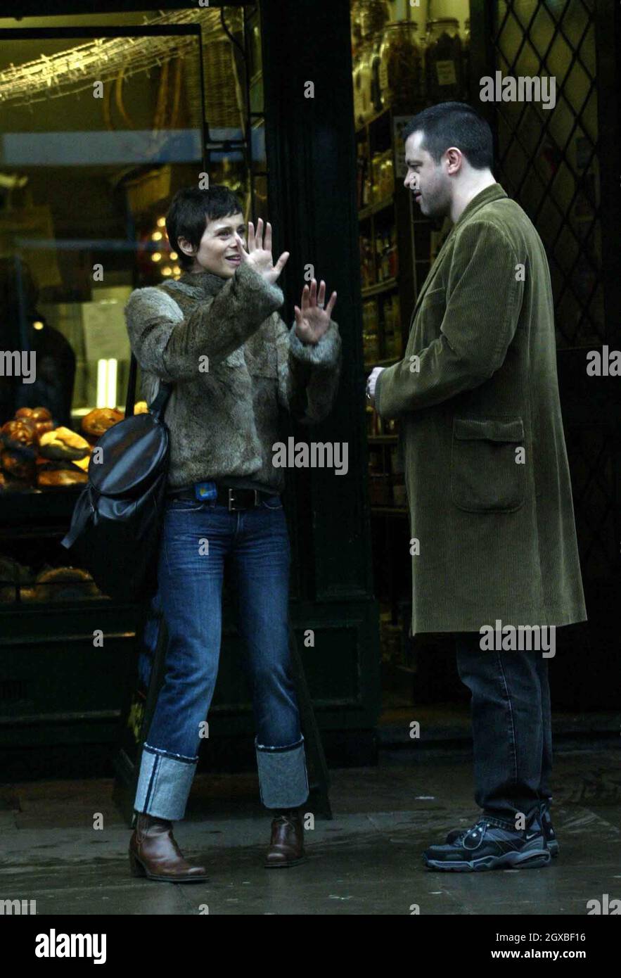 Lisa Stansfield and her partner out walking in west London. The ...