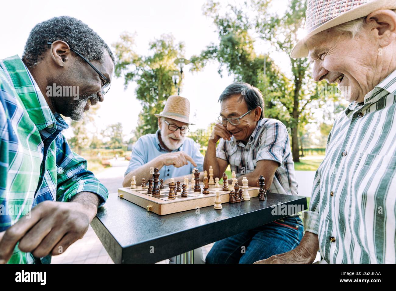 Old Senior Chess Park High Resolution Stock Photography and Images - Alamy
