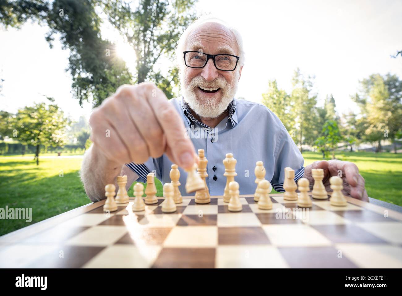 Old Senior Chess Park High Resolution Stock Photography and Images - Alamy