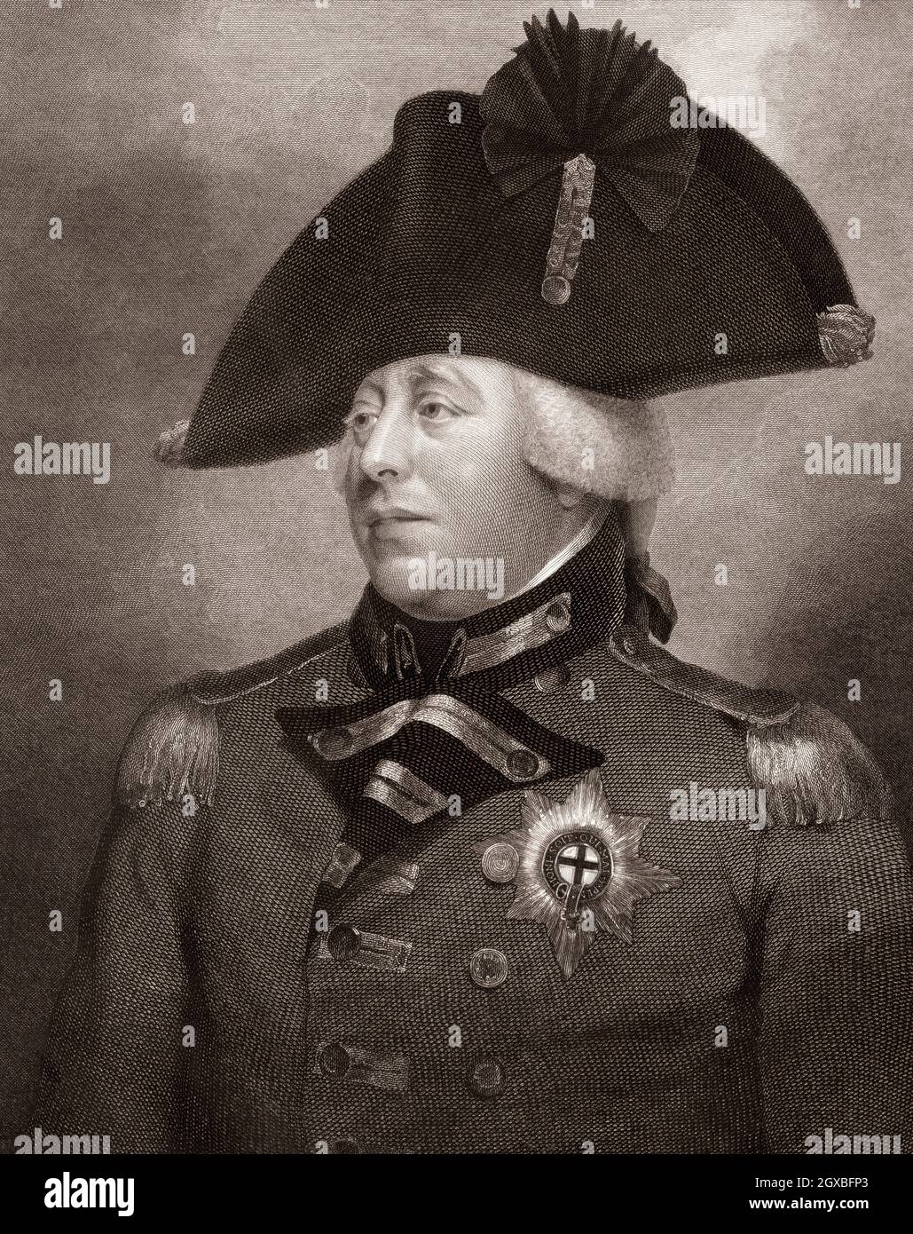 King George III or George William Frederick, 1738 - 1820, King of Great ...