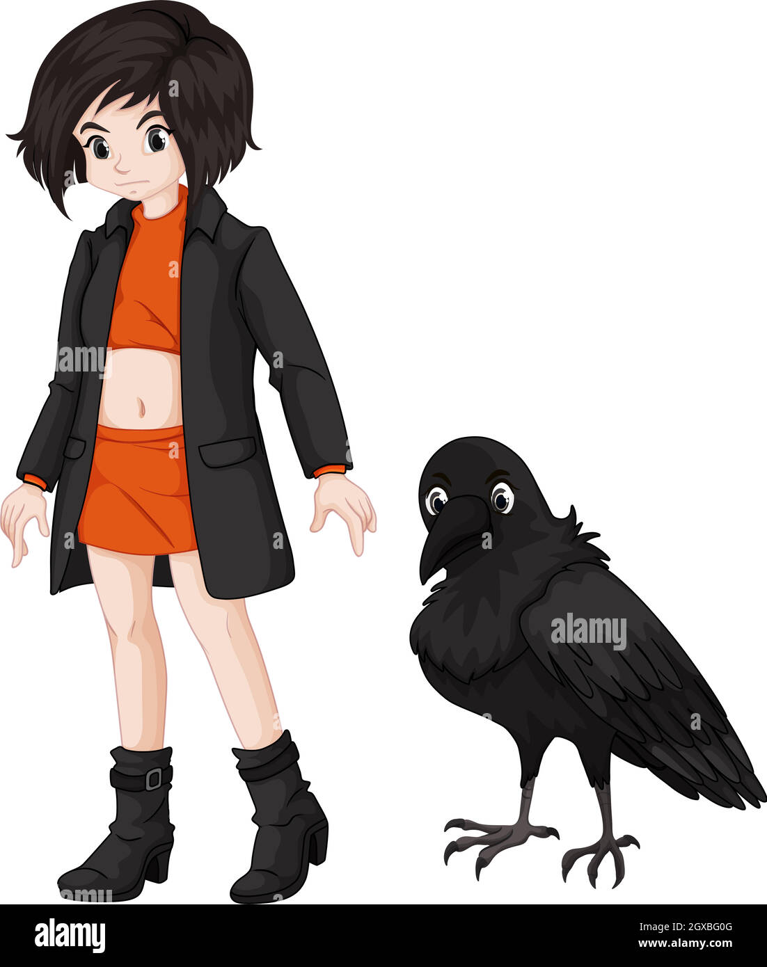 Raven Stock Vector Images - Alamy