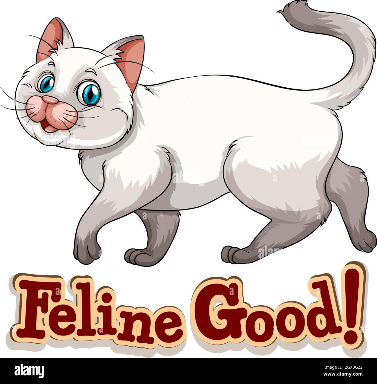 Exotic feline Stock Vector Images - Alamy