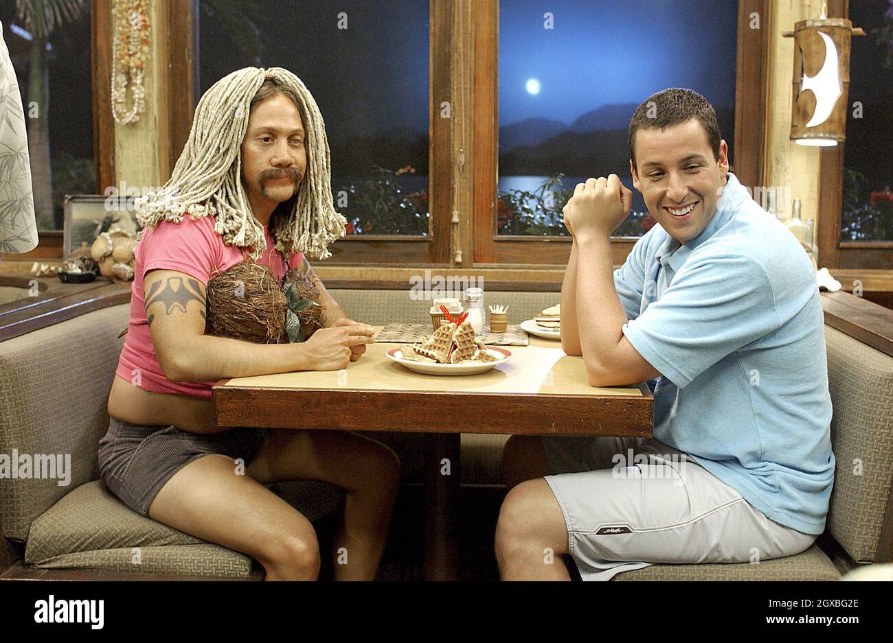 Drew Barrymoore and Adam Sandler in film still from 50 First Dates ...
