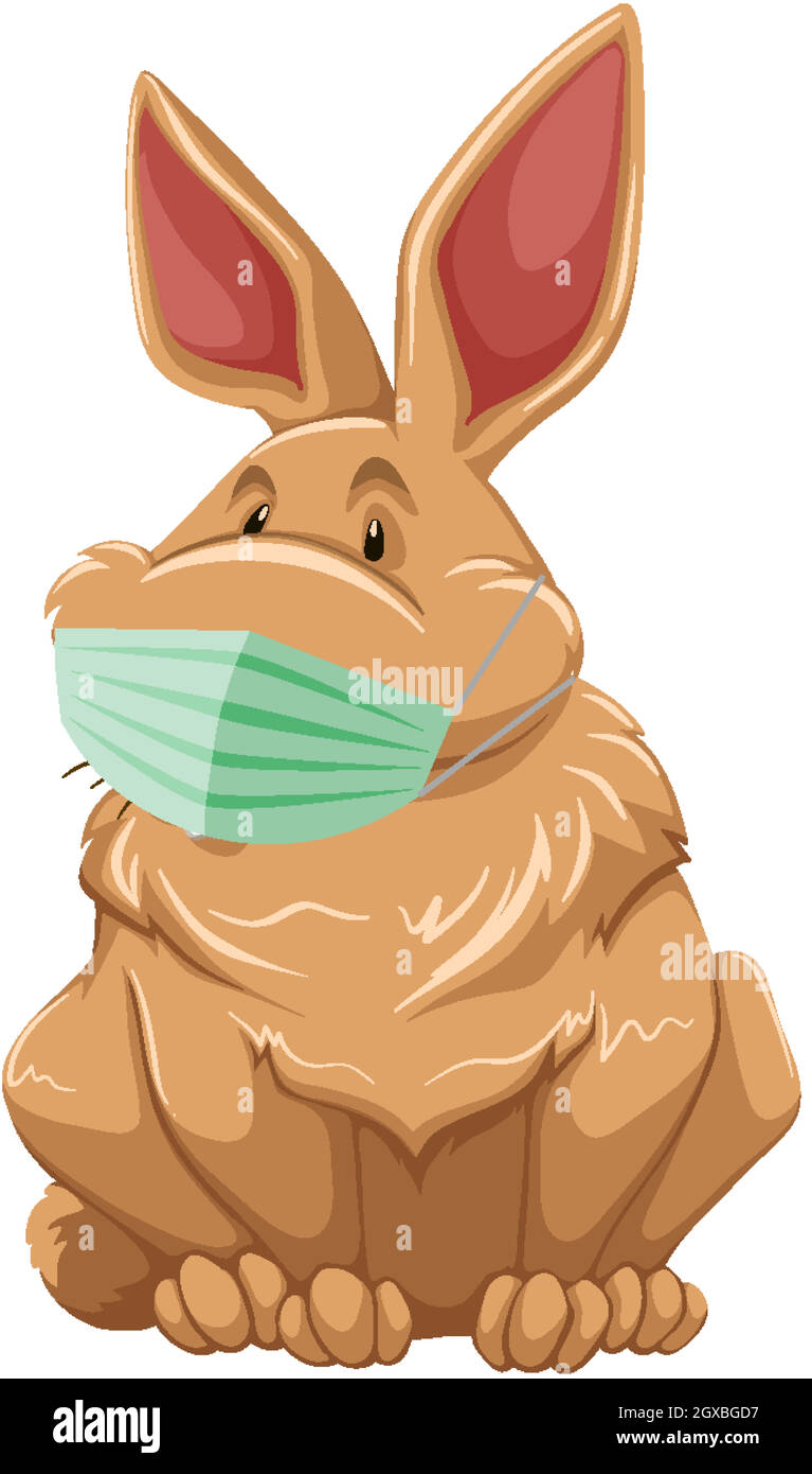 Rabbit mask art Cut Out Stock Images & Pictures - Alamy