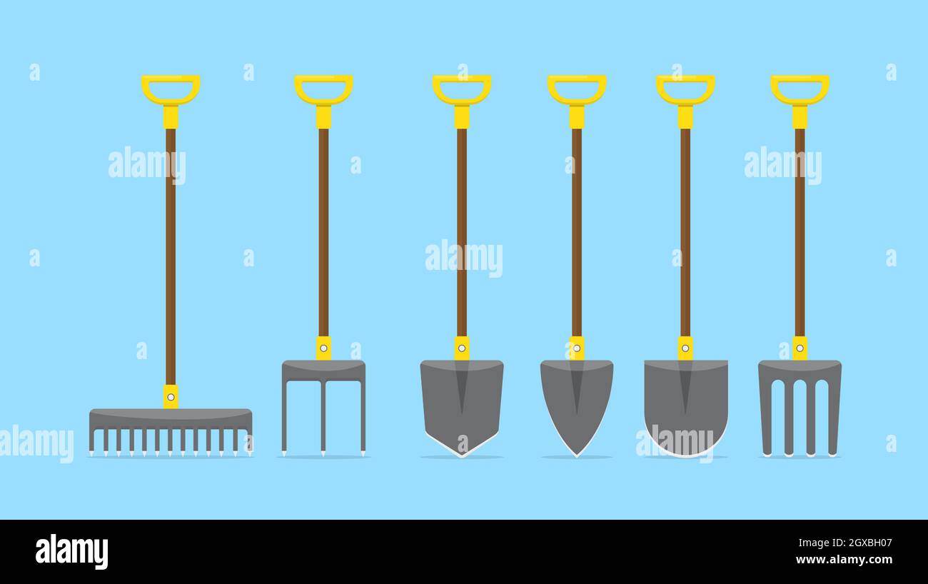 pitchfork set collection for farming with various model and flat style ...