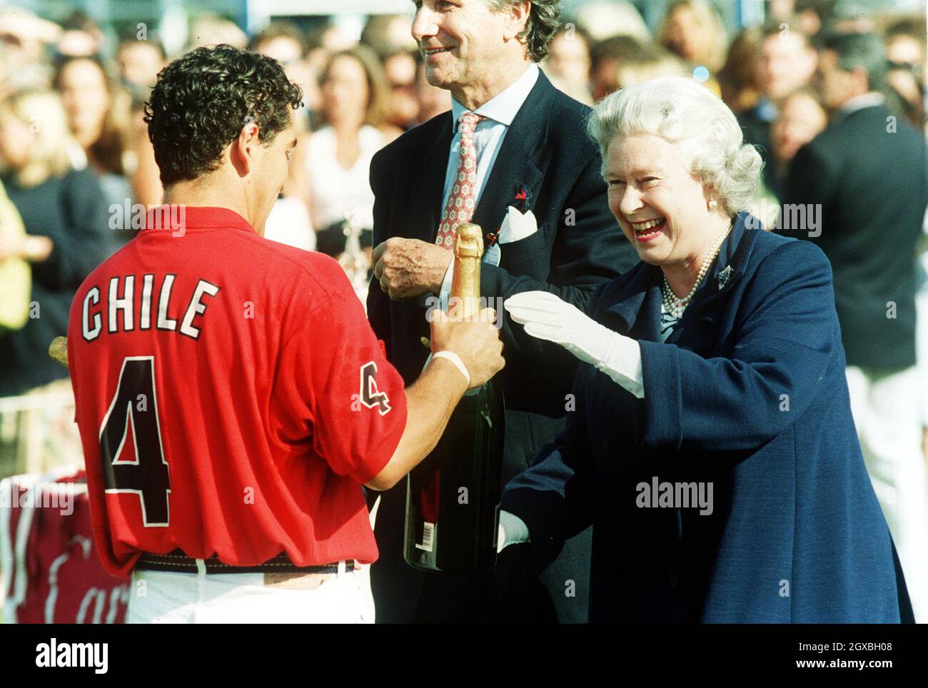 The Queen at the awards ceremony for Cartier Polo. Â©Anwar Hussein ...