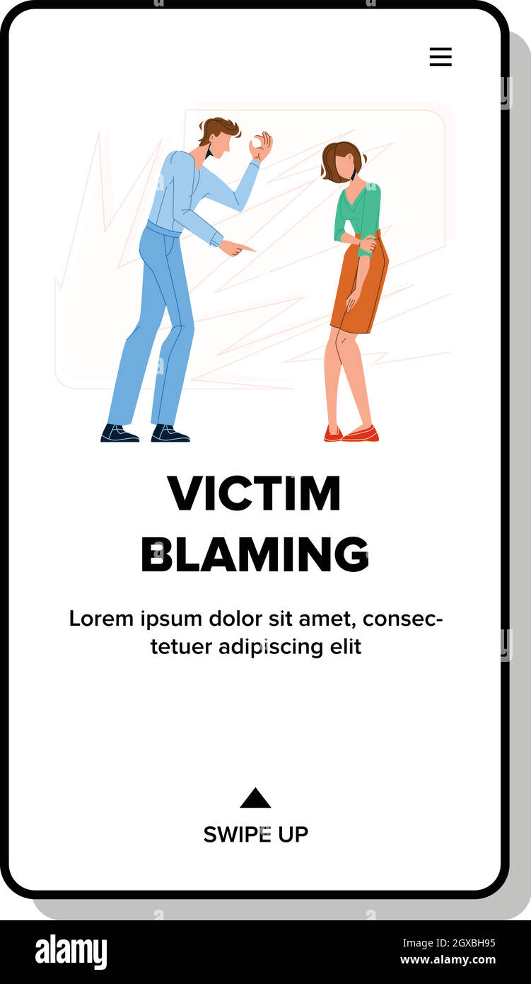 Cartoon man blaming hi-res stock photography and images - Alamy