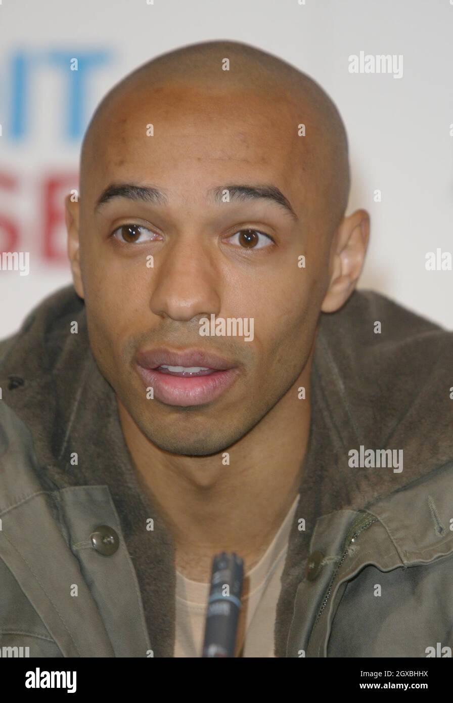 Thierry Henry at the Royal Academy of Art where FIFA's Centennial ...
