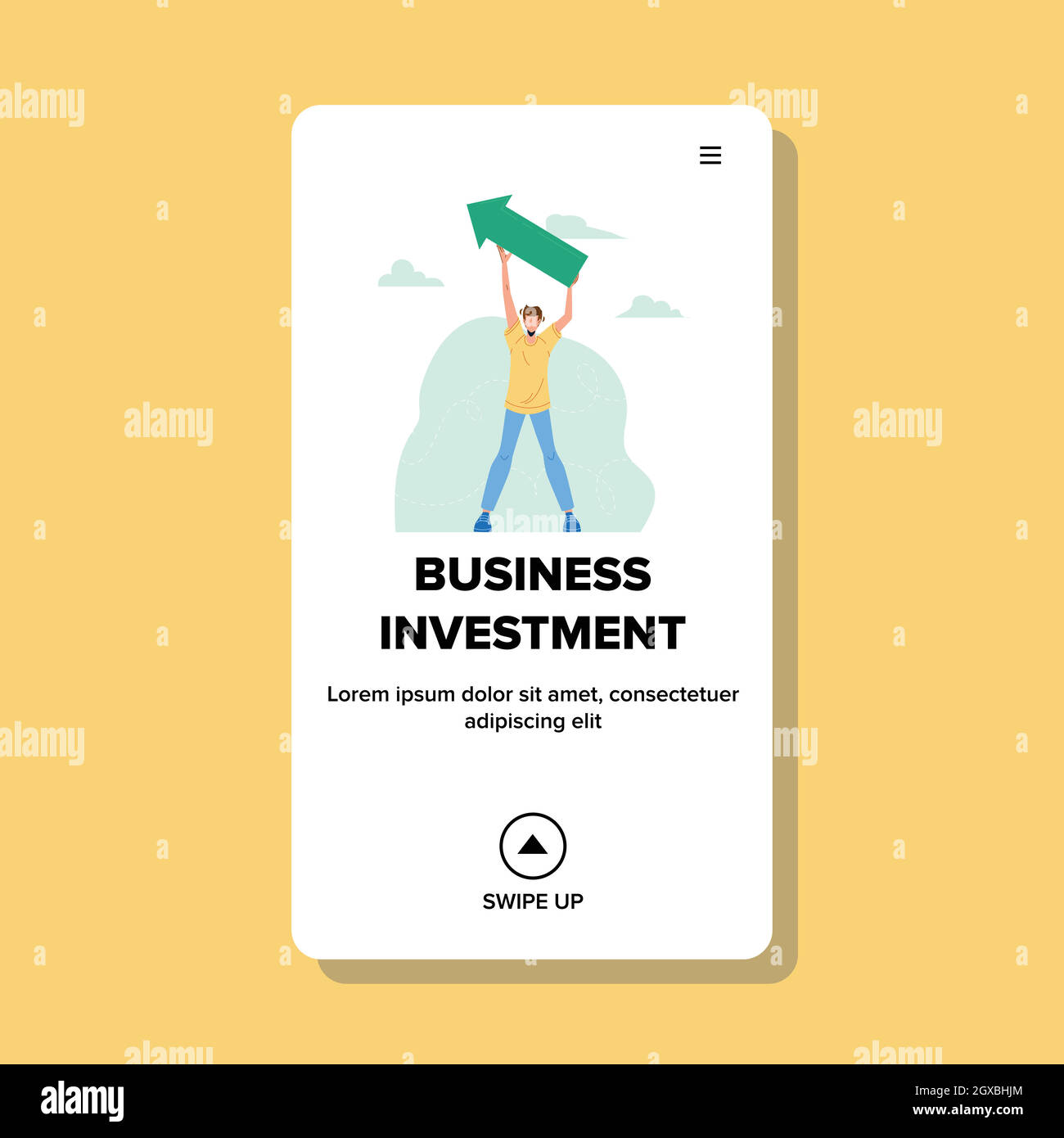 Business Investment Finance Consultant Vector Flat Illustration Stock ...