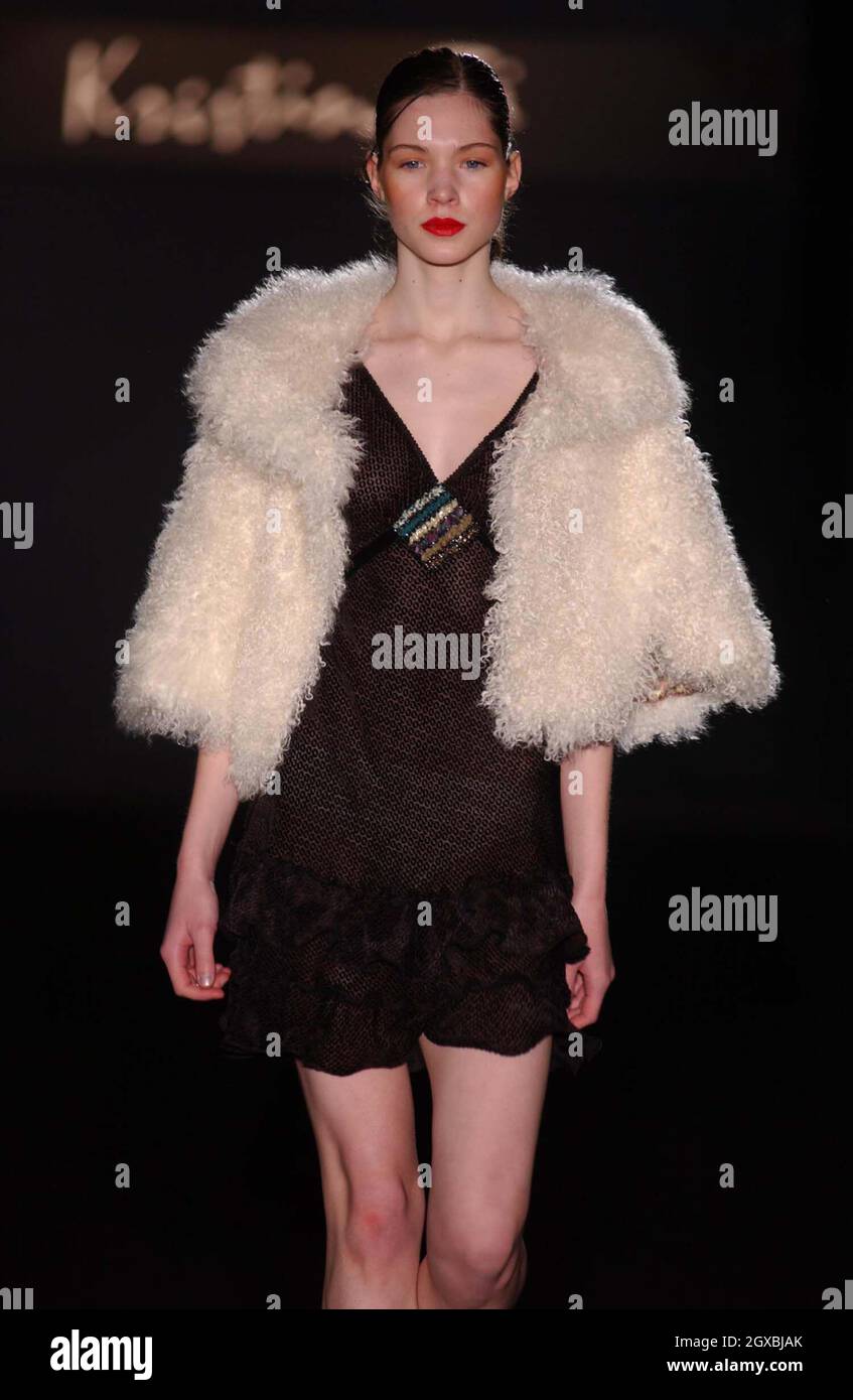 Models on the catwalk for the Kristina Ti Fashion Show at London ...