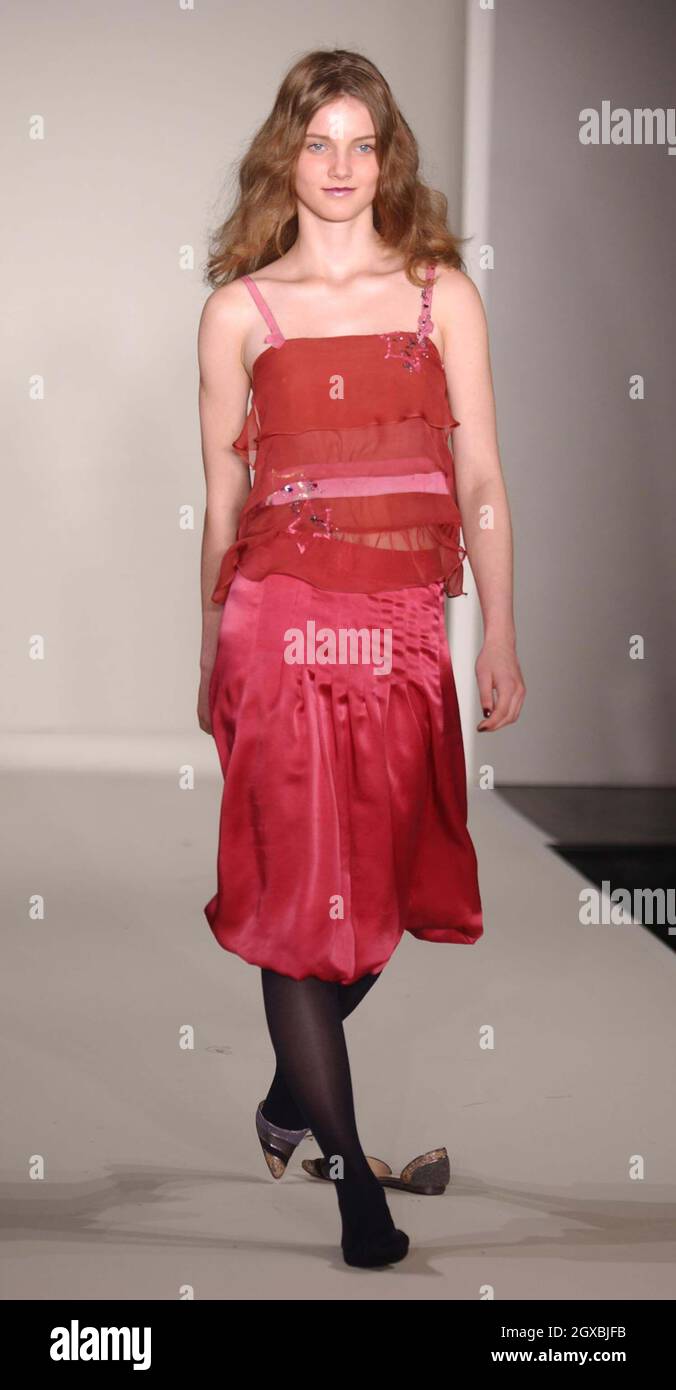 Models on the catwalk for the Rebecca Taylor Fashion Show at New York ...