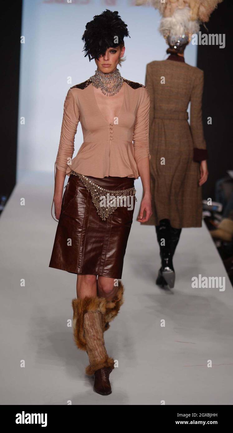 Models on the catwalk for the Sass Bide Fashion Show at New York ...