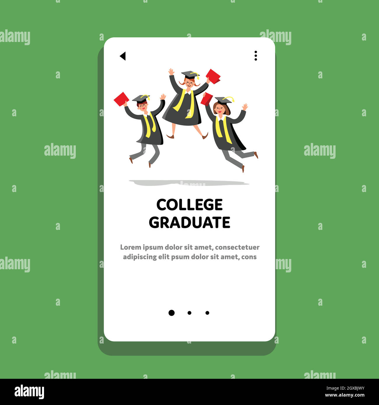 Undergraduate college students Stock Vector Images - Alamy