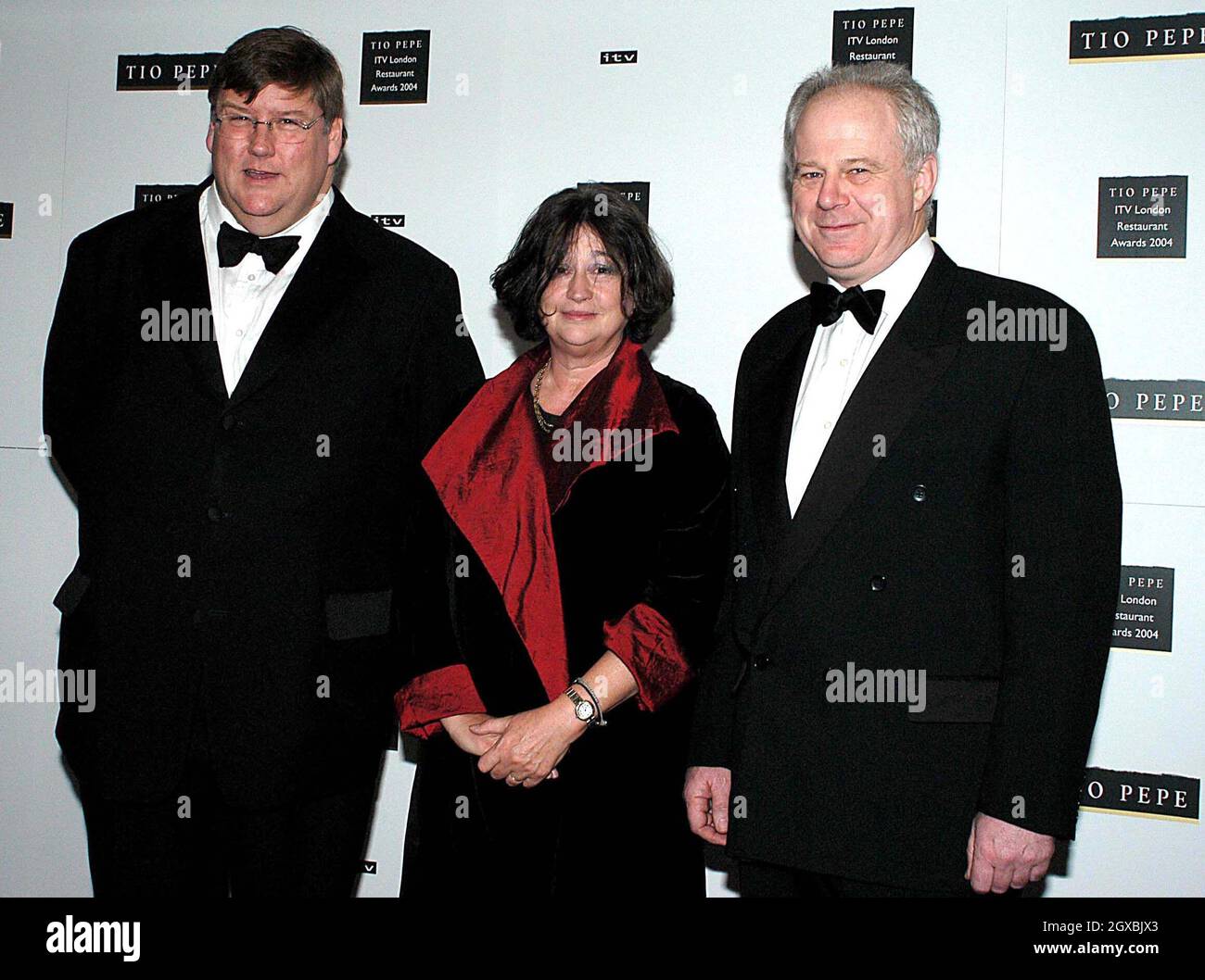 Charles Campion, Fay Maschler and Matthew Fort at the Tio Pepe ITV ...