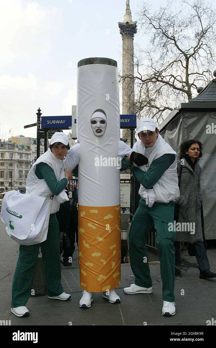 The National 'NO SMOKING DAY' in London Stock Photo - Alamy