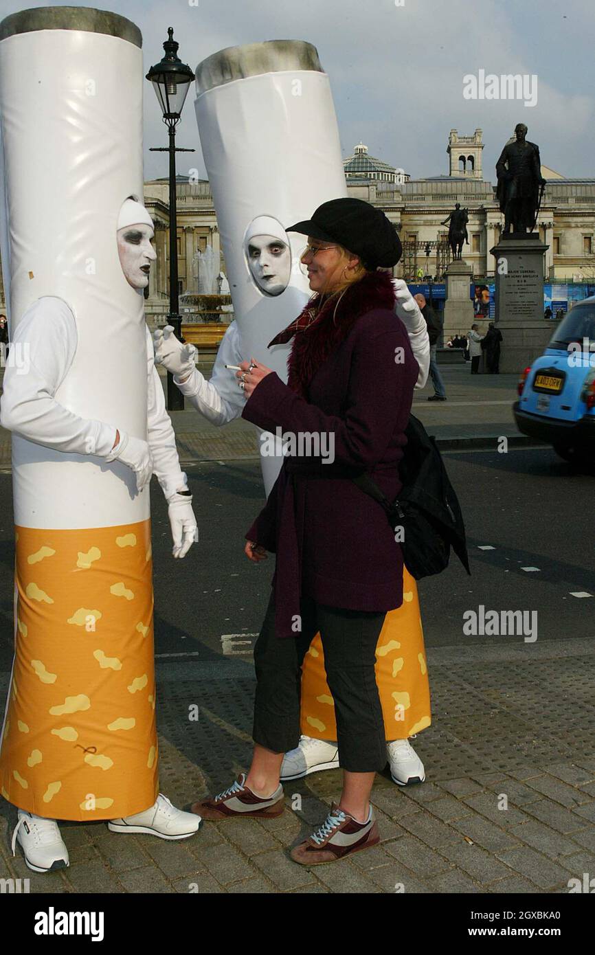 The National 'NO SMOKING DAY' in London Stock Photo - Alamy