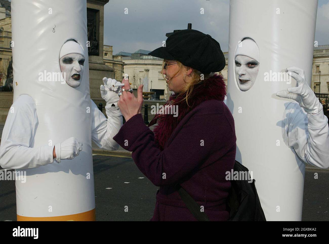 The National 'NO SMOKING DAY' in London Stock Photo - Alamy