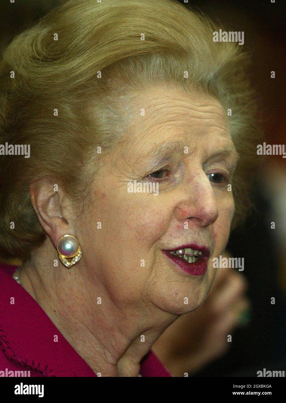 Baroness Thatcher at the Reception and Lunch for Women Achievers held ...