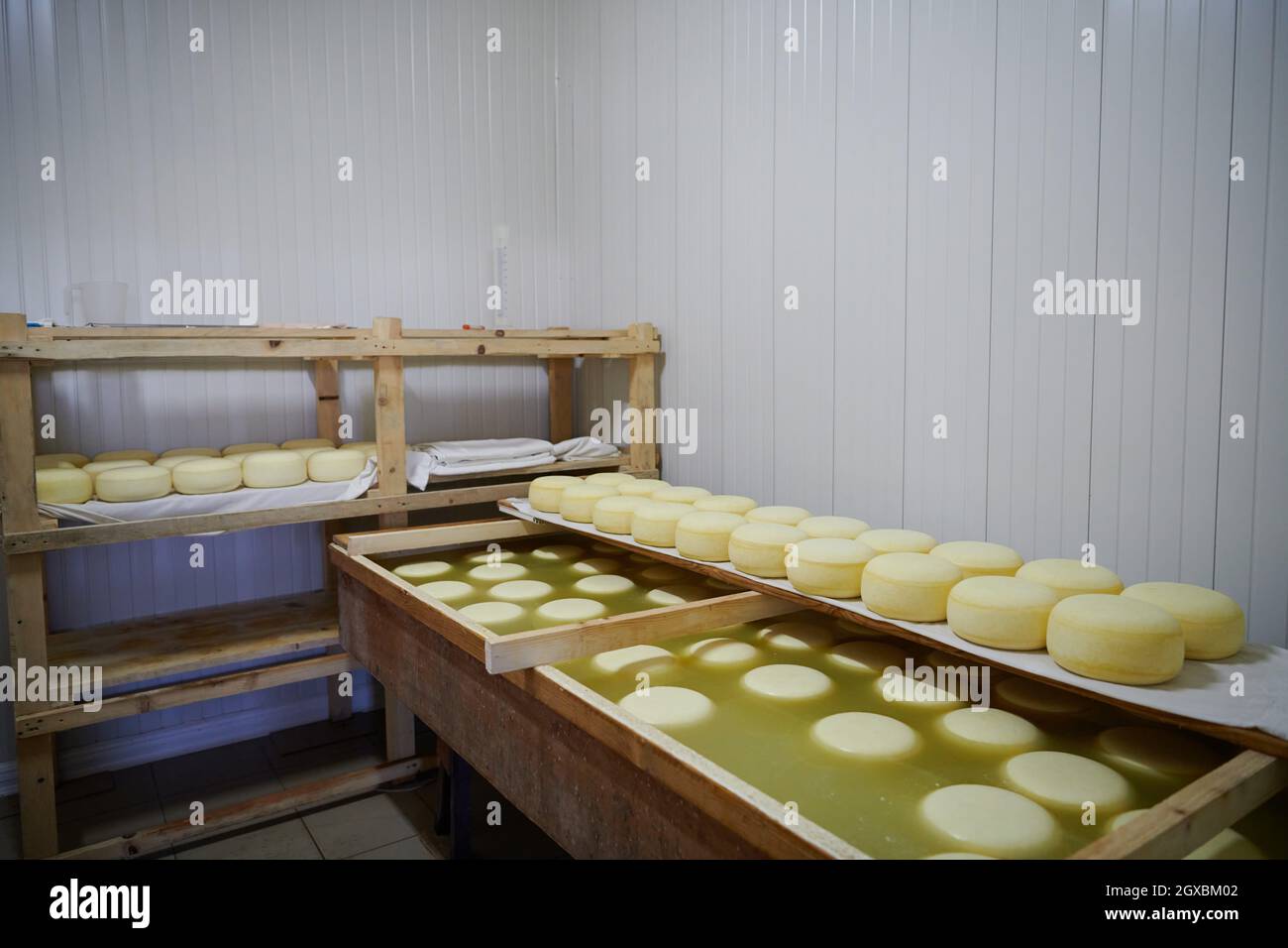Old cheddar making hi-res stock photography and images - Alamy