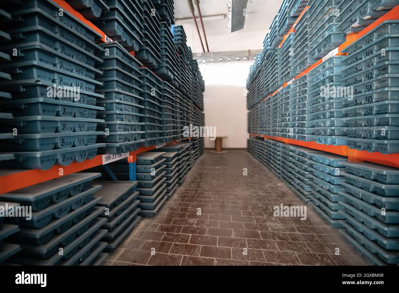 Rock Core Sample Storage High Resolution Stock Photography and Images ...