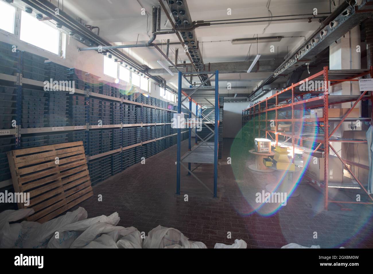 gold mining storage rock core samples geology drilling industy Stock ...