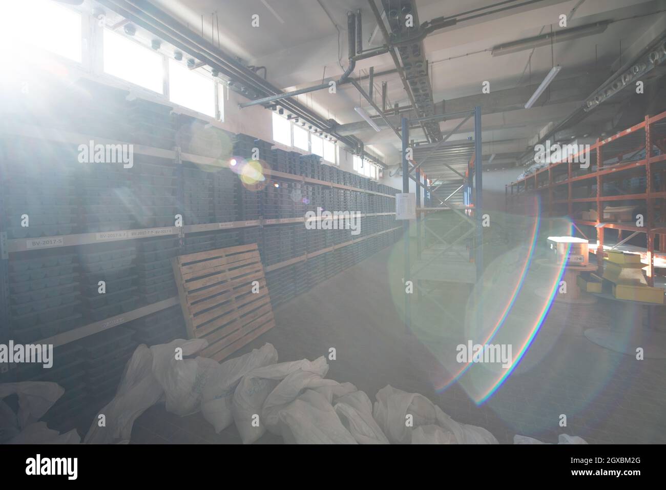 gold mining storage rock core samples geology drilling industy Stock ...