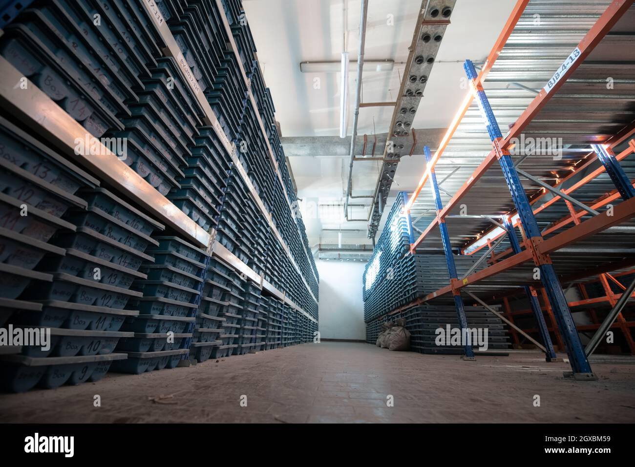 Rock Core Sample Storage High Resolution Stock Photography and Images ...