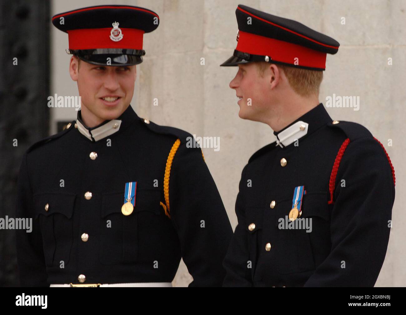 Prince William and Prince Harry Stock Photo - Alamy
