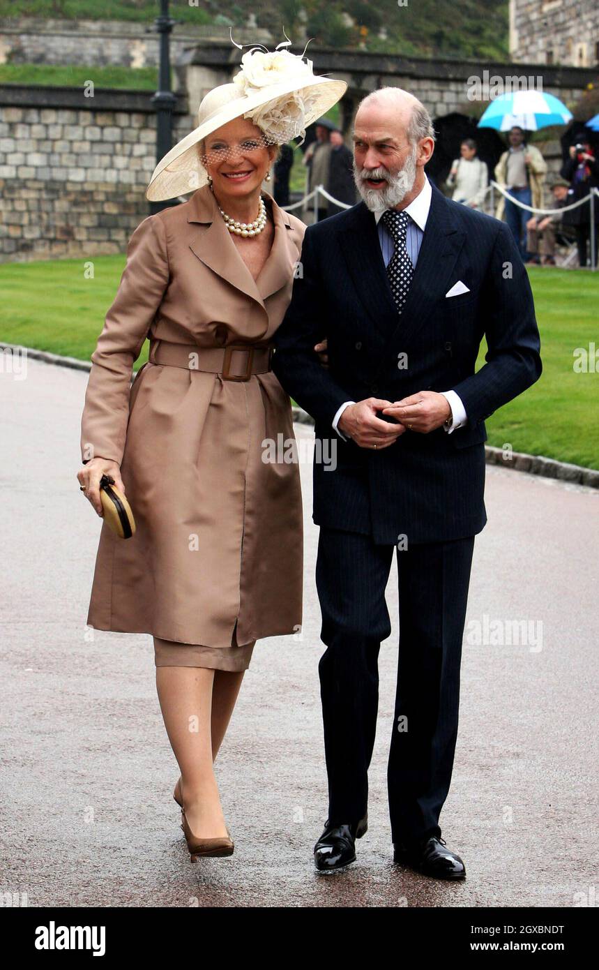 Prince Michael of Kent and Princess Michael of Kent arriving Stock ...