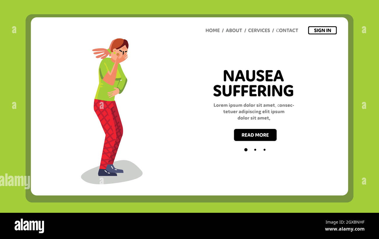 Unwell nausea Stock Vector Images - Alamy