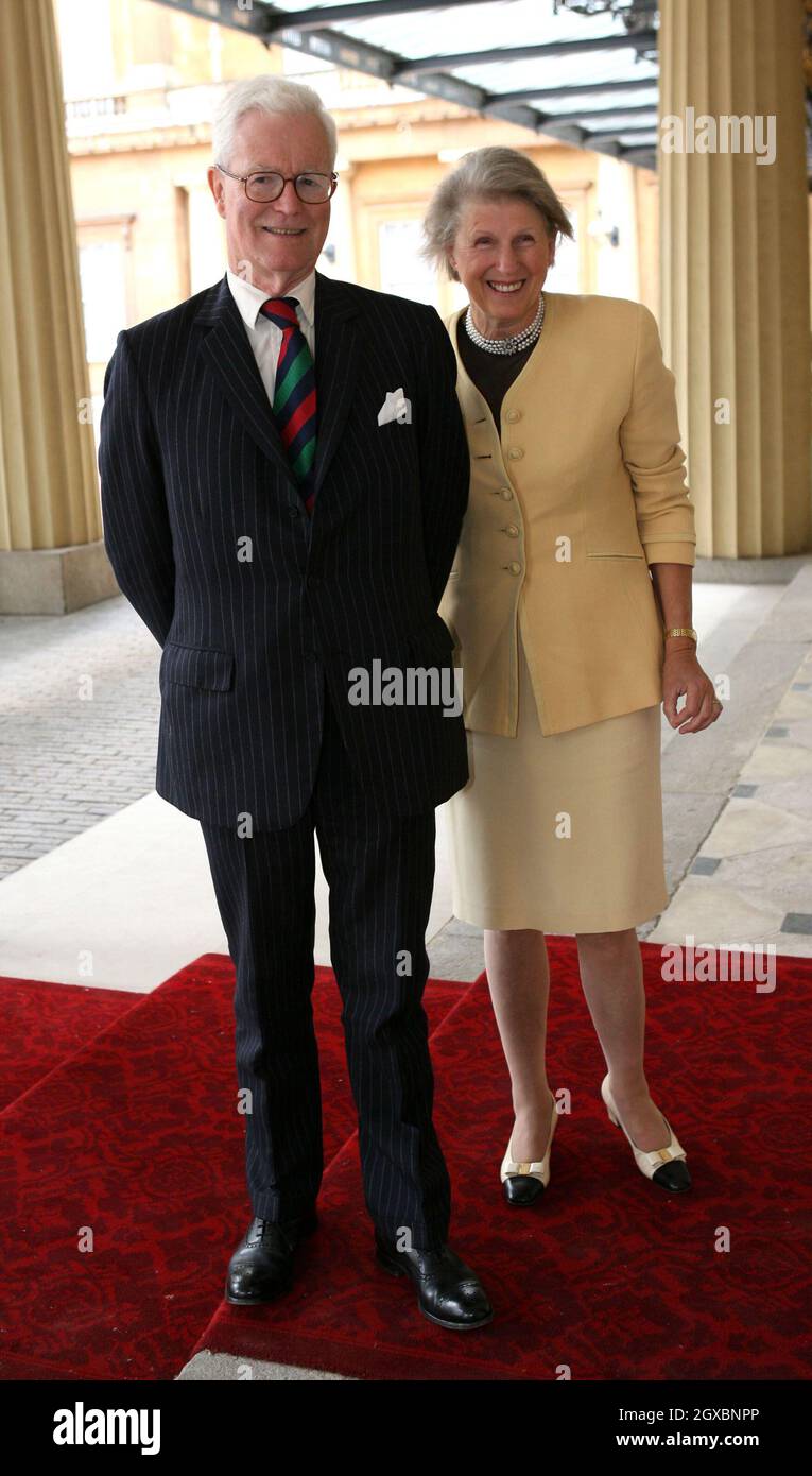 Lord Hurd of Westwell arriving Stock Photo - Alamy