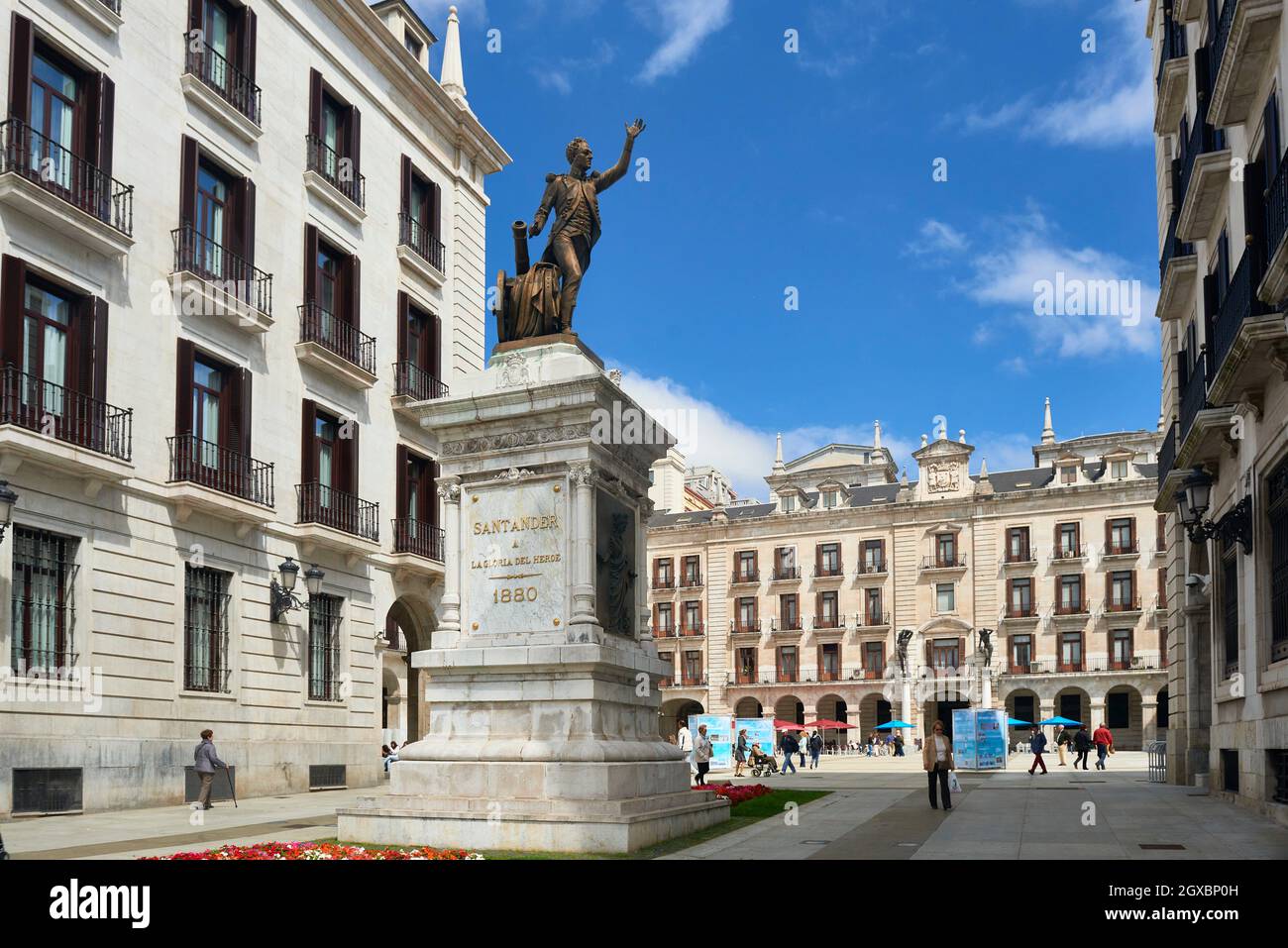 Santander monument hi-res stock photography and images - Alamy