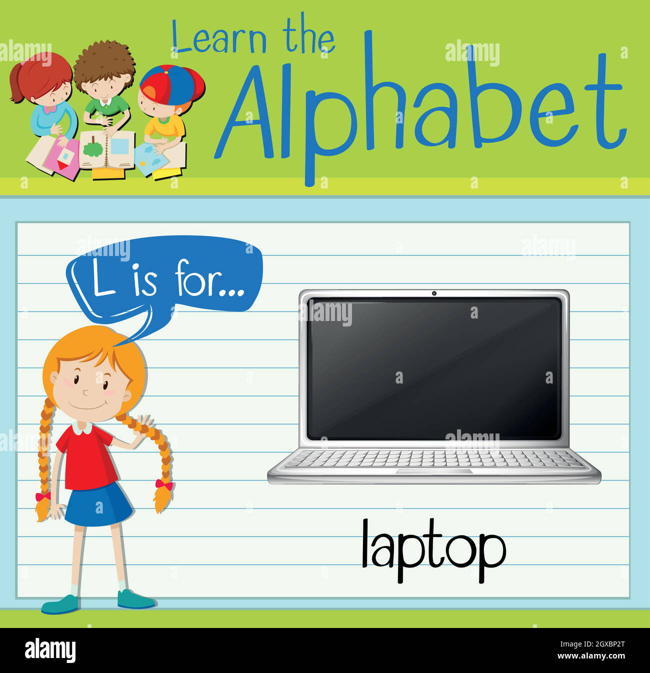 Laptop lesson Stock Vector Images - Alamy