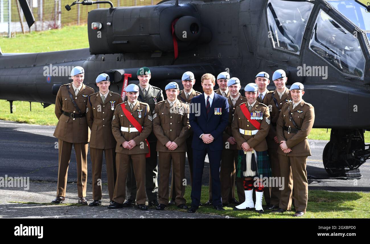 Prince harry apache helicopter hi-res stock photography and images - Alamy