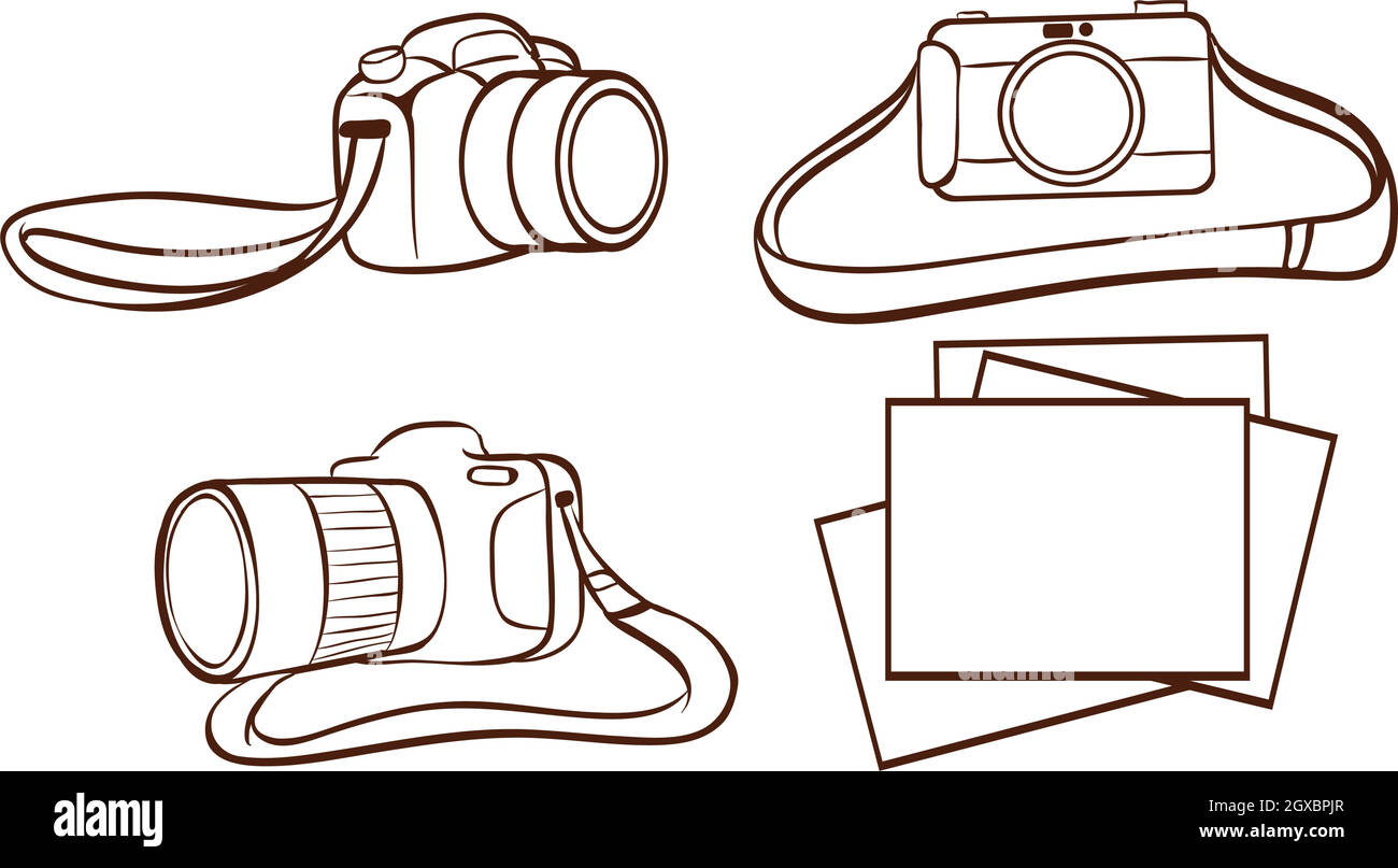 Camera clipart Cut Out Stock Images & Pictures - Alamy