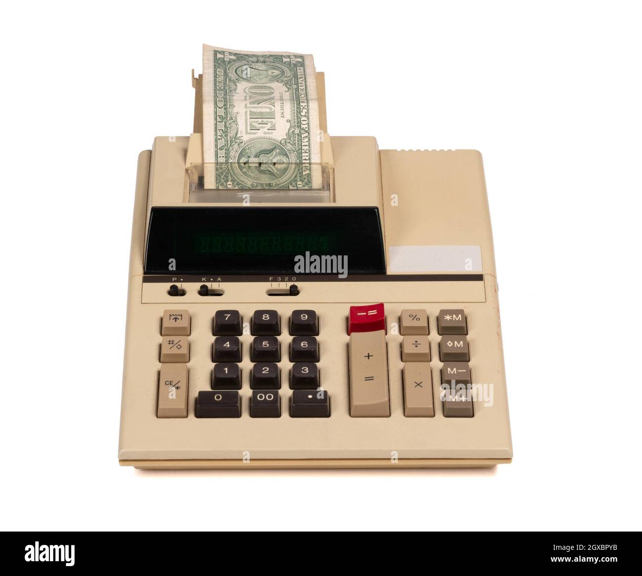 Dollar calculator Cut Out Stock Images & Pictures - Alamy