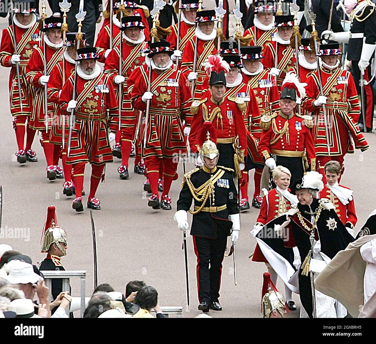 Queen Elizabeth II with Companions and Officers of the Order of the ...