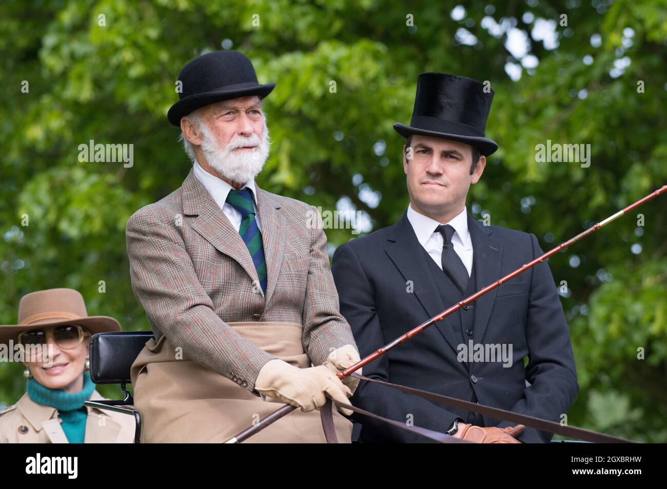 Prince Michael of Kent and Princess Michael of Kent are seen carriage ...