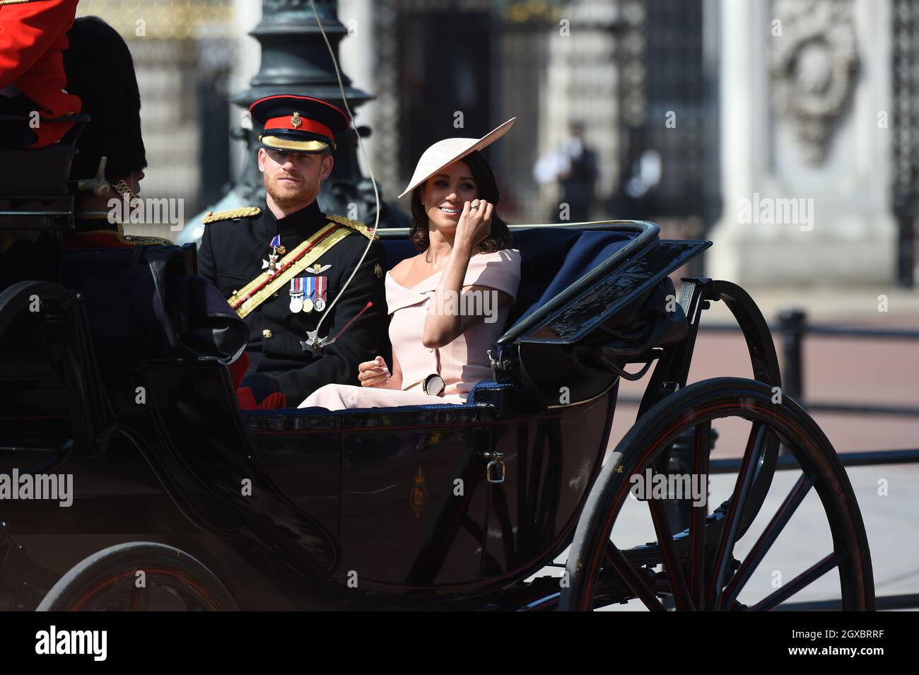 Prince Harry, Duke of Sussex and Megan, Duchess of Sussex leave ...