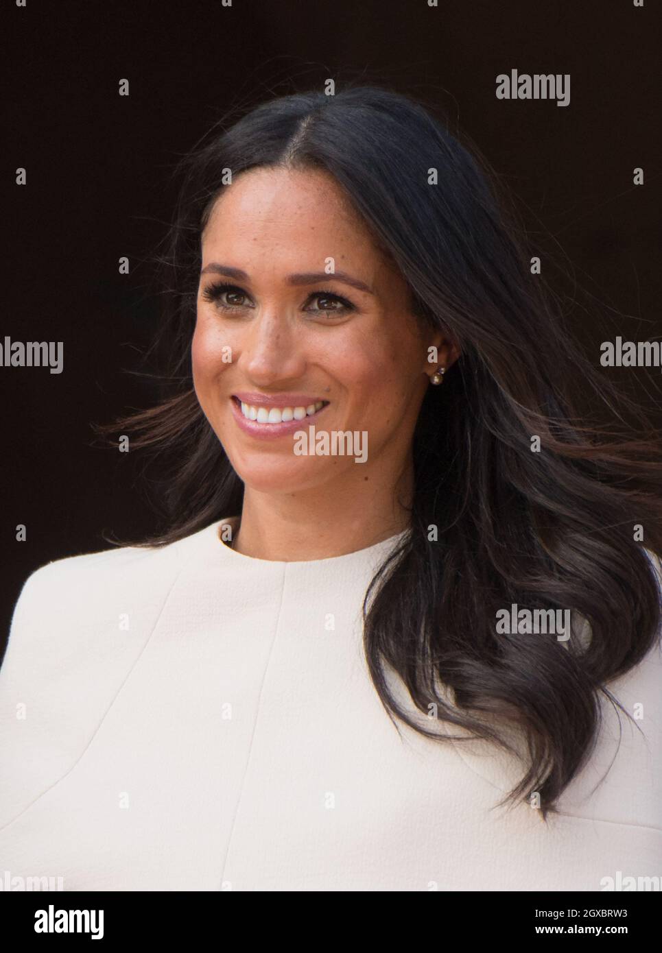 Meghan, Duchess of Sussex smiles during a visit to Chester with The ...