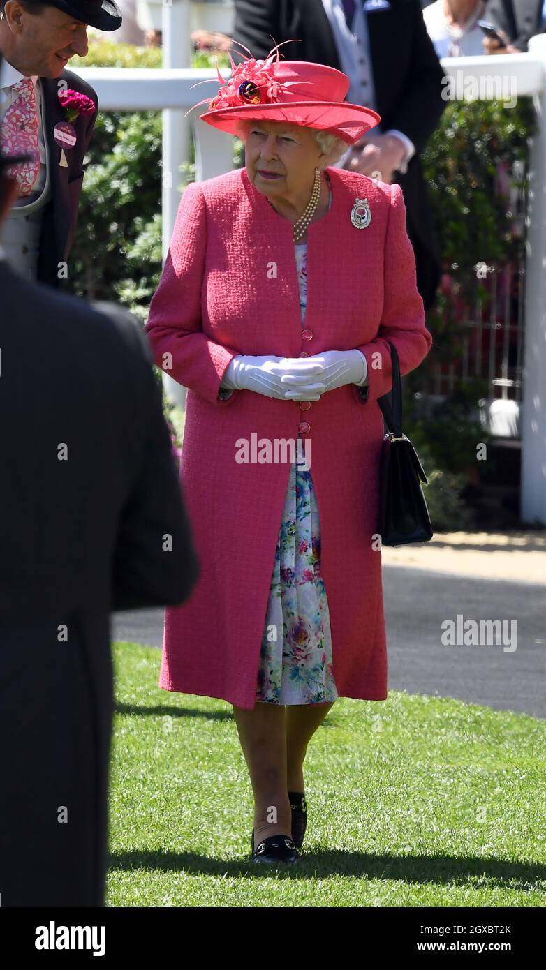Queen Elizabeth ll attends the third day of Royal Ascot (Ladies Day) on ...