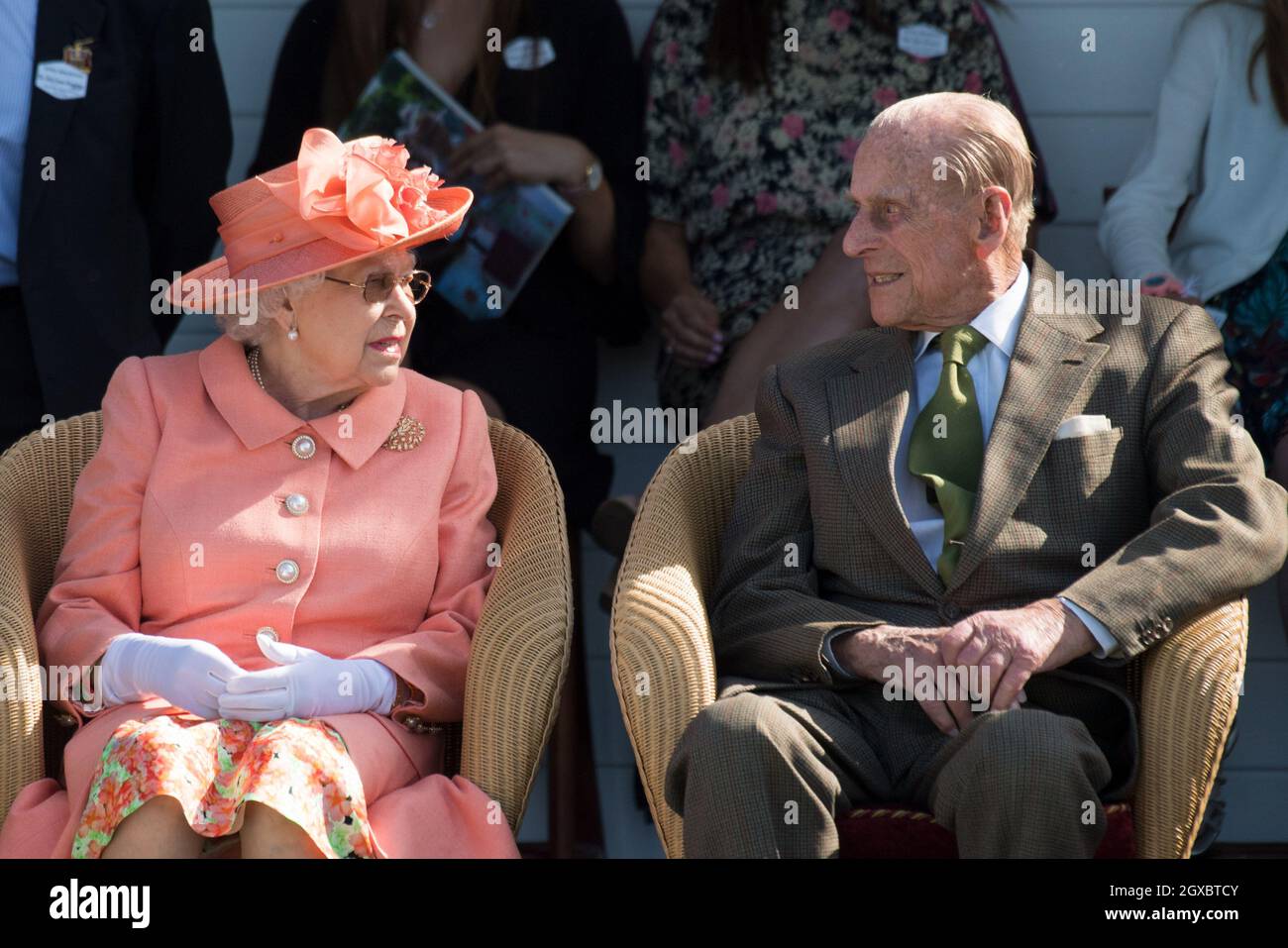 Queen Elizabeth ll and Prince Philip, Duke of Edinburgh attend the ...